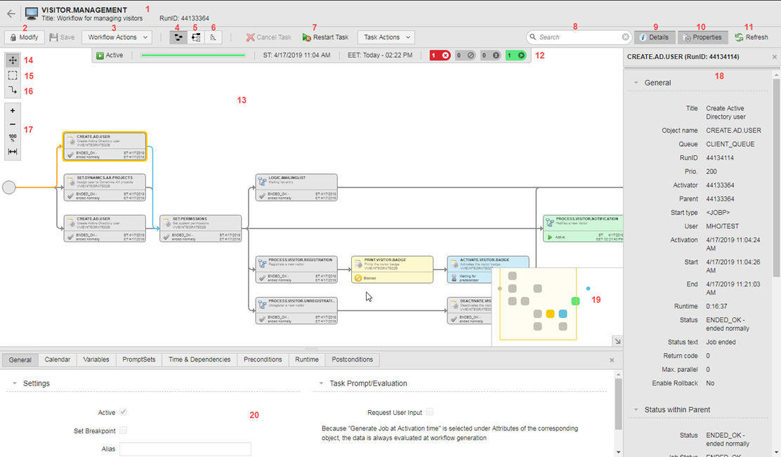 Workflow-Monitor - Übersicht